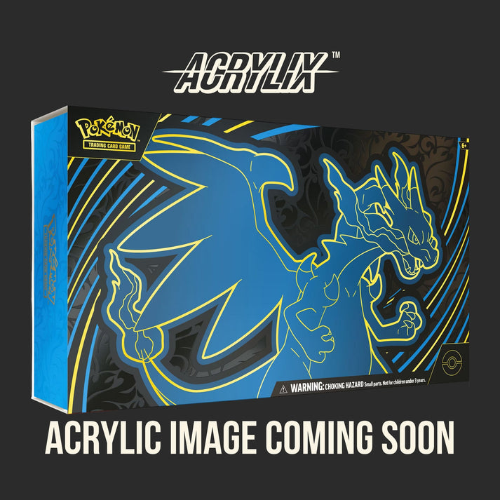 Pokémon Mega Charizard X UPC Acrylic | Clear Display – Acrylix